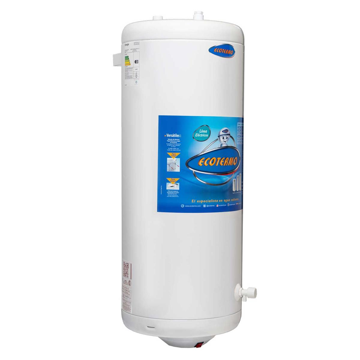 Termotanque Electrico Ecotermo 106L Superior - HiperHogar