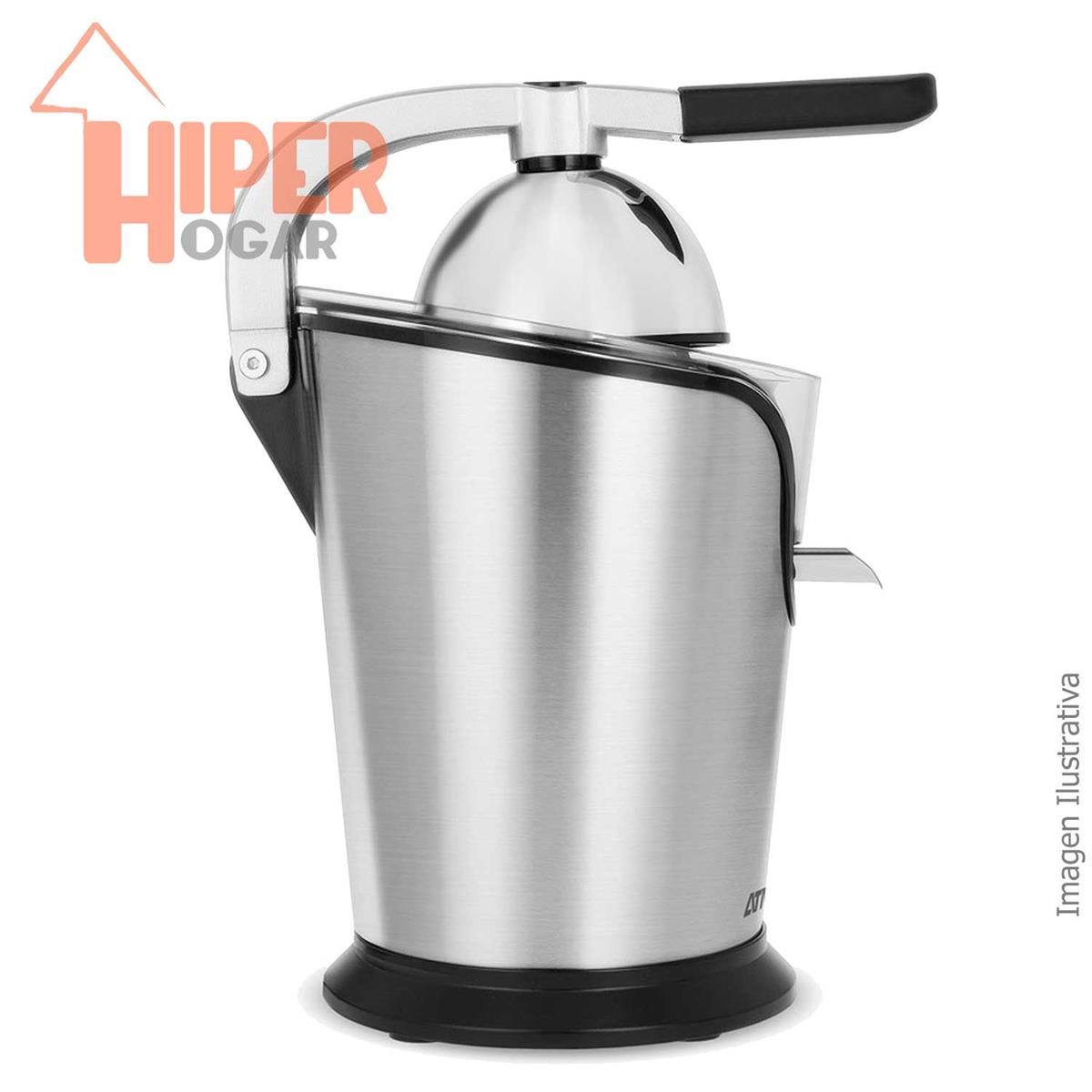 Exprimidor de Jugo Eléctrico Acero Inoxidable ATMA EXAT21IP - HiperHogar